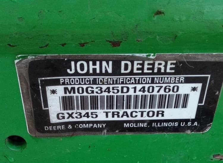 John Deere GX345 Other Equipment Turf for Sale | Tractor Zoom