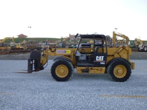 SOLD - 02 Cat TH63 Telehandler (QEA 7281) Construction with 2,867 Hrs ...