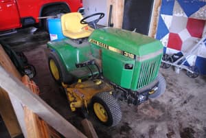 SOLD - John Deere 318 Riding Mower with 46" deck, power steering, runs ...
