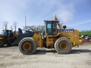 SOLD - 05 John Deere 744J Wheel Loader (QEA 6385) Construction with ...