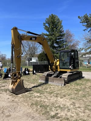 SOLD - 2017 CAT 308E2 CR EXCAVATOR, REAR VIEW CAMERA, TIER 4, SWING ...