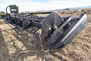 SOLD - 15' MacDon 972 Harvest Header Harvesting with 15 ft | Tractor Zoom