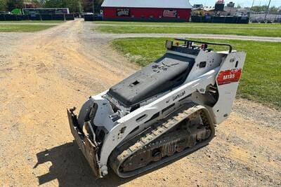 SOLD - #186M – 2018 Bobcat MT85 Walk Behind Skid Steer Loader ...