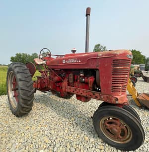 SOLD - 1945 McCormick Farmall M, Runs, Power Steering newer battery Lot ...