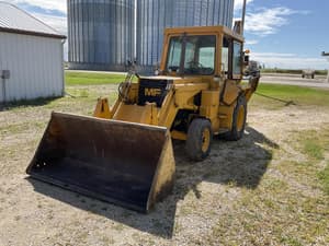 SOLD - 1972 Massey Ferguson backhoe loader. 6761 hrs. Construction with ...