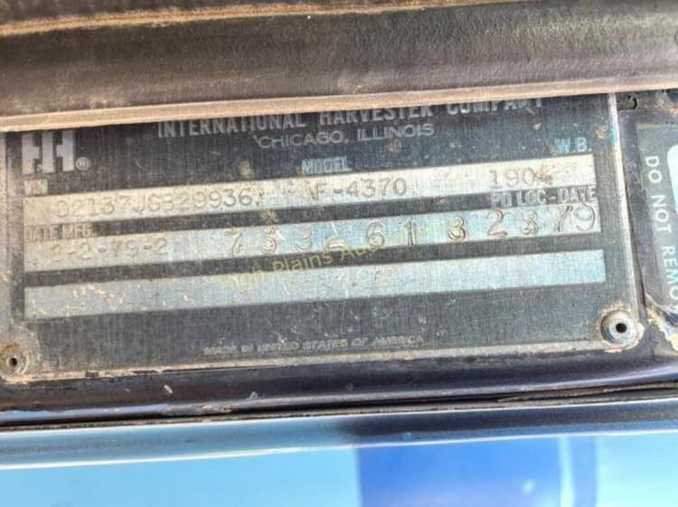 1979 International F-4370 Other Equipment Trucks for Sale | Tractor Zoom