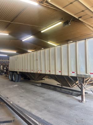 SOLD - 1983 Merritt 42ft Grain Trailer Ag Trailers with 42 Ft | Tractor ...