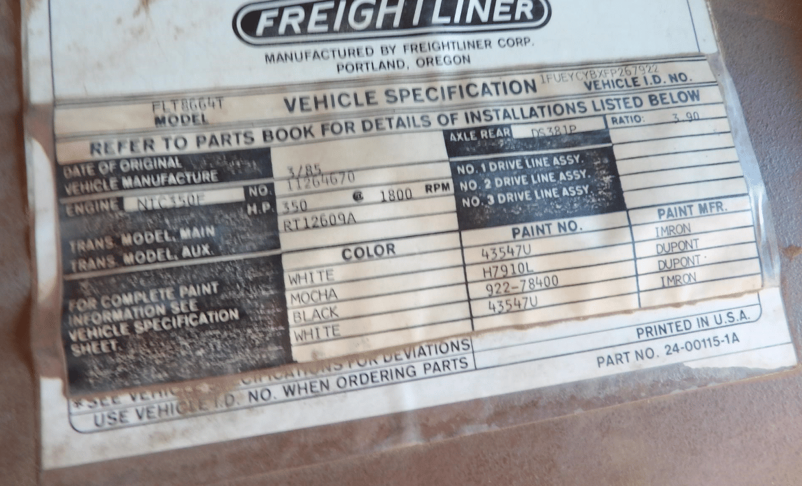 1985 Freightliner FLC112 Other Equipment Trucks for Sale | Tractor Zoom