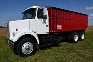 SOLD - 1986 White/Volvo grain truck Other Equipment with 242,435 mi ...