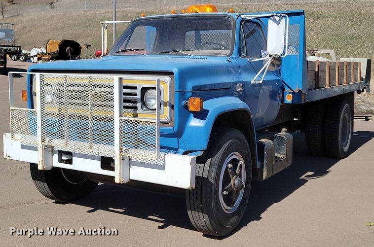SOLD - 1988 Chevrolet C70 dump flatbed truck Other Equipment with ...