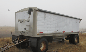 SOLD - 1988 Wilson Grain Trailer Ag Trailers with 20 Ft | Tractor Zoom