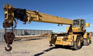 SOLD - 1989 Grove RT-528C Lot No. EG8312 Construction with 16,877 Hrs ...