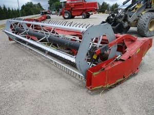 SOLD - 1989 Massey Ferguson 9650 Stock No. 24602 Harvesting with 20 ft ...
