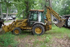 SOLD - 1990 Case 580K Backhoe Loader Construction with 4,415 Hrs ...