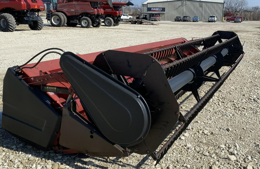 SOLD - 1990 Case IH 1020 Harvesting with 22.5 ft | Tractor Zoom