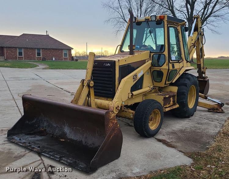 SOLD - 1990 Caterpillar 426 Series II Construction Backhoe Loaders ...