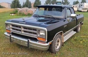 SOLD - 1990 Dodge D150 Lot No. OD9629 Other Equipment with 106,838 mi ...