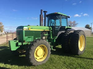 1990 John Deere 4555 Lot No. 30 Tractors For Sale with 5,953 Hrs ...