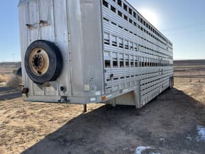 SOLD - 1991 Barrett 91L6466 Lot No. 6062 Ag Trailers with 48 Ft ...