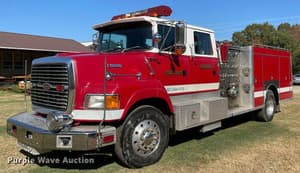 SOLD - 1991 Ford L9000 pumper fire truck Other Equipment with 54,175 mi ...