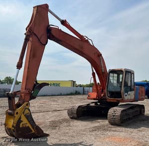 SOLD - 1991 Hitachi EX200LC-2 excavator Lot No. DN3017 Construction ...