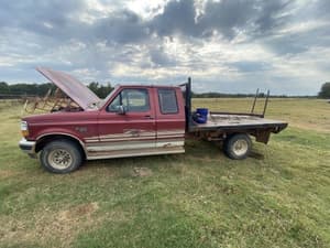 SOLD - 1993 Ford F50 XLT Super Cab Flat bed Pickup w/Winc Other ...