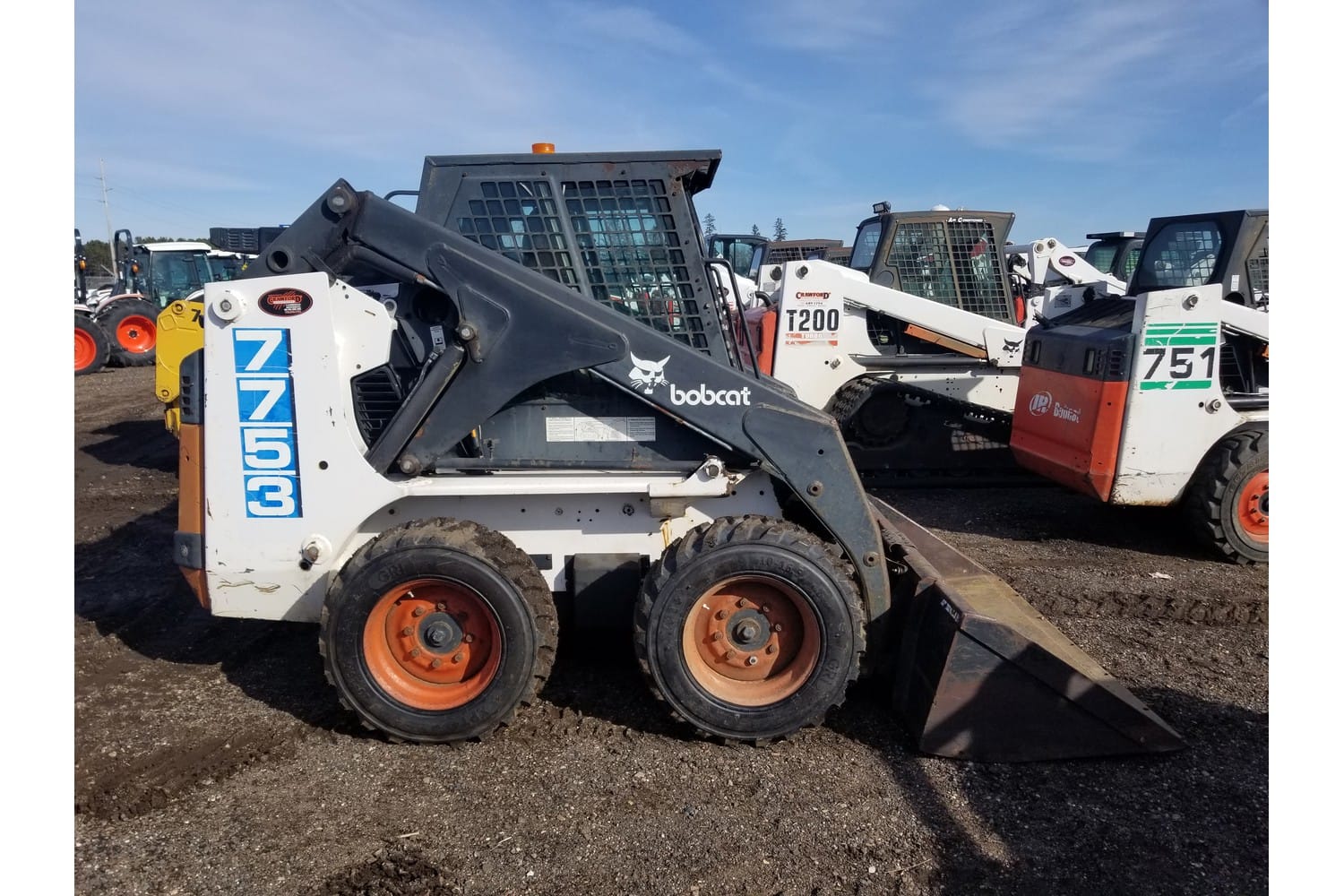 SOLD - 1994 Bobcat 7753 Construction with 3,500 Hrs | Tractor Zoom