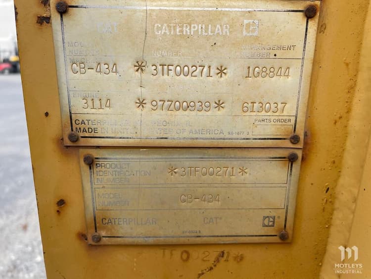 1994 Caterpillar CB-434 Construction Drum Rollers for Sale | Tractor Zoom