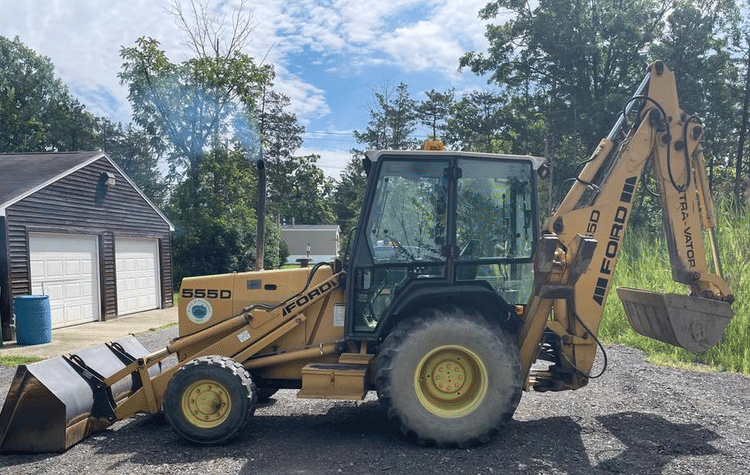 SOLD - 1994 Ford 555D Construction Backhoe Loaders | Tractor Zoom