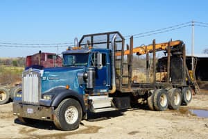 SOLD - 1994 Kenworth W900 Truck, w/ Serco 8000 Log Loader Other ...