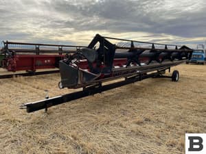 SOLD - 1996 Case IH 1010 30' Grain Header Harvesting with 30 ft ...