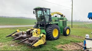 SOLD - 1996 John Deere 6810 Stock No. E006133 Harvesting with 5,275 Hrs ...