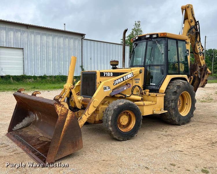 SOLD - 1996 John Deere 710D Construction Backhoe Loaders | Tractor Zoom