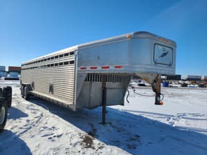 SOLD - 1997 Featherlite 8200 Lot No. 83389 Ag Trailers with 30 Ft ...