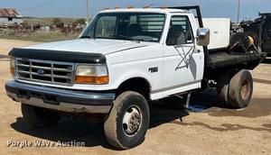SOLD - 1997 Ford F350 flatbed pickup truck Other Equipment with 178,192 ...