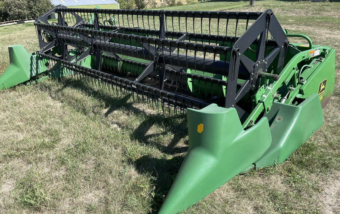 SOLD - 1997 John Deere 915 Harvesting with 15 ft | Tractor Zoom