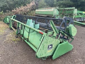 SOLD - 1997 John Deere 925 Combine Header-Auger Harvesting with 25 ft ...