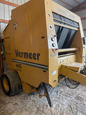 SOLD - 1997 Vermeer 605L Stock No. 361596 Hay and Forage with 6,776 ...