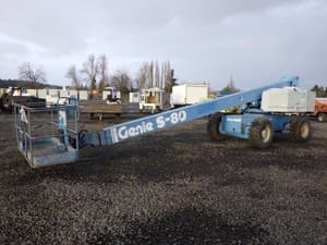SOLD - 1998 Genie S-80 Lot No. 612 Construction with 7,730 Hrs ...