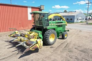 SOLD - 1998 John Deere 6850 Lot No. 4230 Harvesting with 3,324 Hrs ...