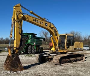 SOLD - 1998 John Deere 690E LC Lot No. OD9848 Construction with 3,355 ...