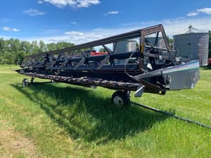 SOLD - 1998 MacDon 962 Lot No. 83 Harvesting with 36 ft | Tractor Zoom