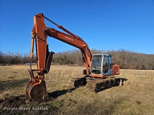 SOLD - 1999 Hitachi EX160LC Lot No. OJ9219 Construction with 4,366 Hrs ...