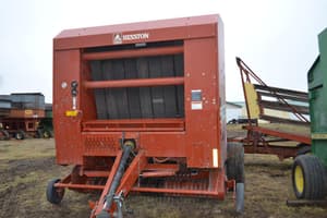 SOLD - 2004 Heston 956A Big Round Baler, 5X6 Bale, 5169 Bales, 1 Owner, 540pto, Net and Twine ...