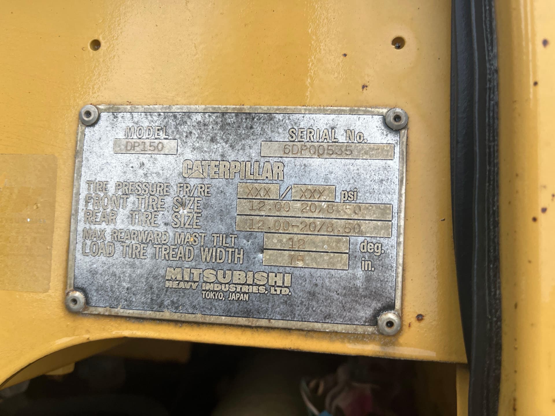 2000 Caterpillar DP150 Construction Forklifts for Sale | Tractor Zoom