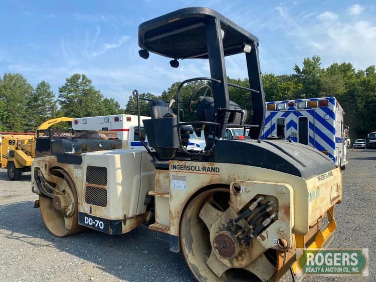 SOLD - 2000 Ingersoll Rand DD70 Construction Drum Rollers | Tractor Zoom
