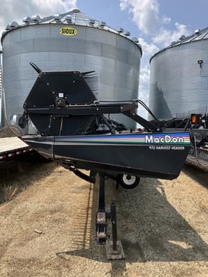 SOLD - 2000 MacDon 972 Stock No. 115503 Harvesting with 30 ft | Tractor ...