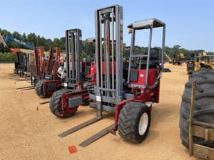 SOLD - 2000 MOFFETT M5000 Forklift - Mast Construction with 1,496 Hrs ...