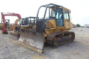 SOLD - 2001 John Deere 700H LT Crawler Dozer Construction with 8,215 ...