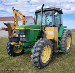 SOLD - 2001 John Deere 7210 Lot No. EA2663 Tractors with 110 HP ...